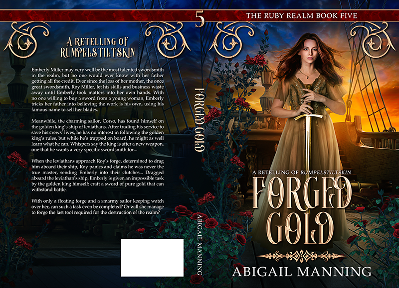 Cover: "Forged Gold" by Abigail Manning - Art by Karri