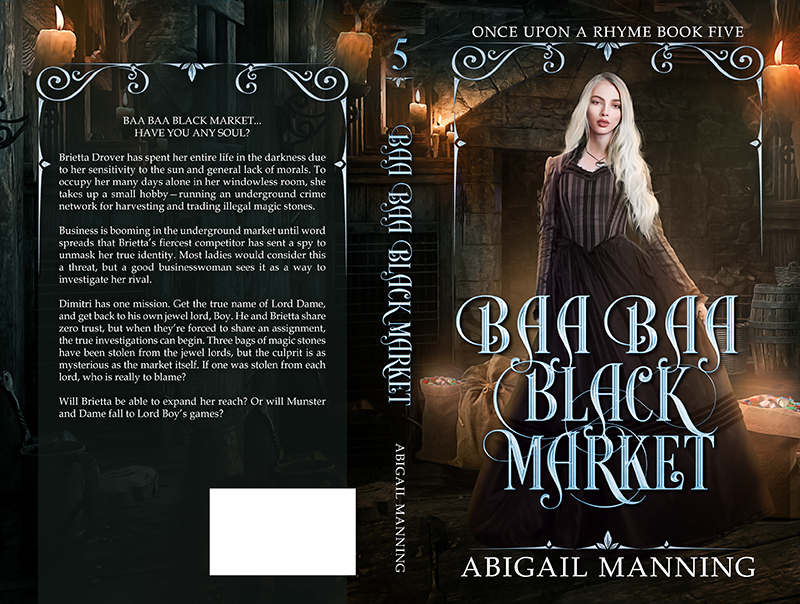 Cover: "Baa Baa Black Market" by Abigail Manning - Art by Karri